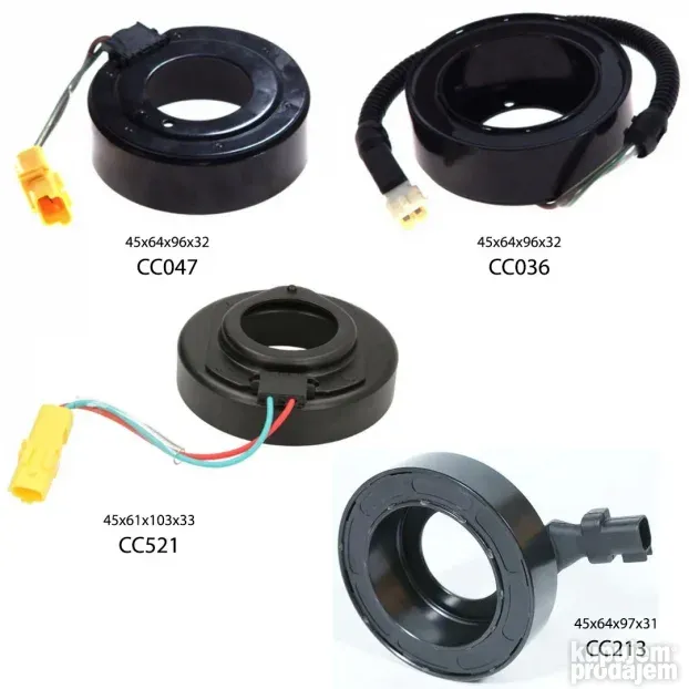 Spulna kompresora klime za sve vrste vozila - KupujemProdajem