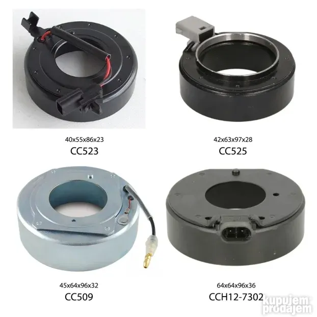 Spulna kompresora klime za sve vrste vozila - KupujemProdajem