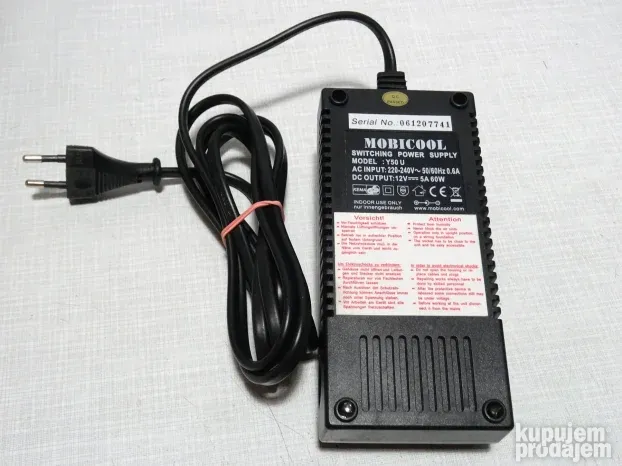 Ispravljač Mobicool Y50 U 12V 13V 5A utičnica za upaljač odl ...