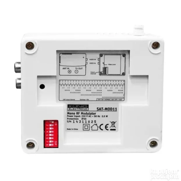 AV-RF modulator SAT-MOD1 - KupujemProdajem