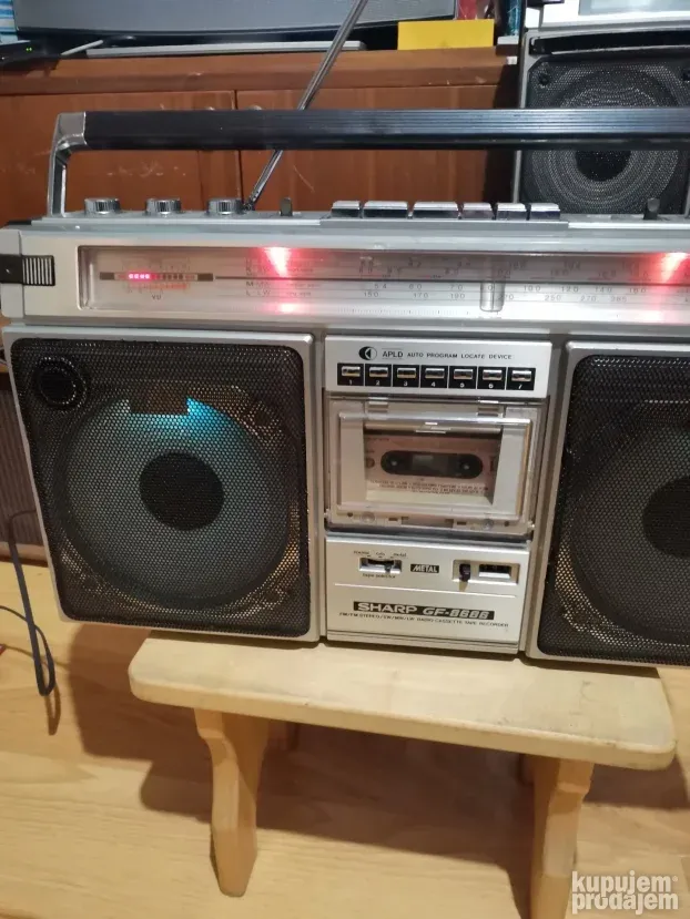 Sharp GF-8686H Ghetto Blaster Boombox Vintage Radio Recorder - KupujemProdajem