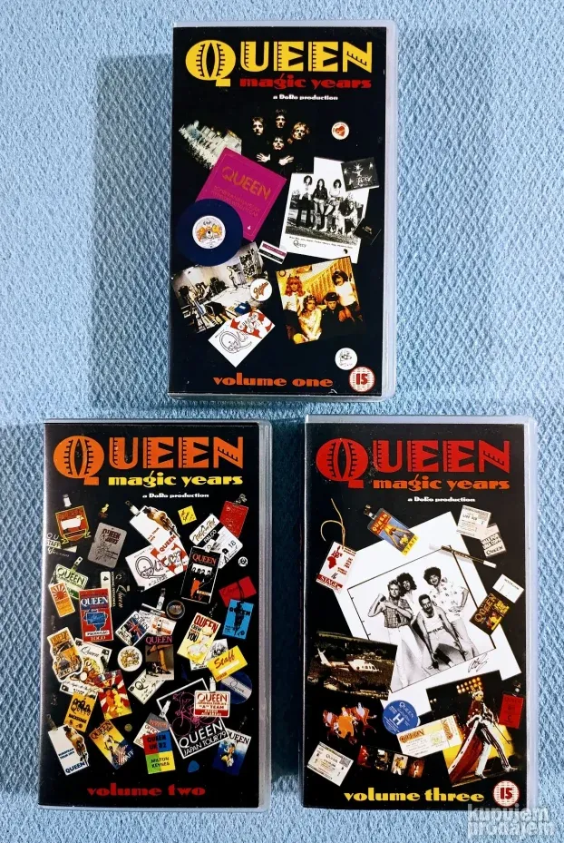 Queen-Magic years 1/2/3 (3 VHS KOMPLET EDICIJA)-VHS - KupujemProdajem