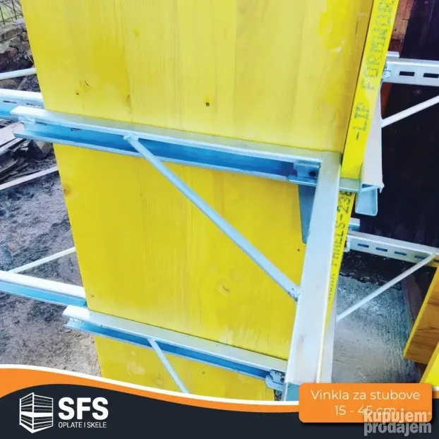 Metalni žileti za šalovanje žutom oplatom SFS - KupujemProdajem