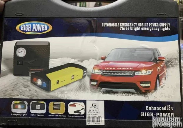 Starter buster za auto sa kompresorom punjač za tel. - KupujemProdajem