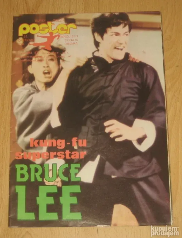 Poster Brus Li Bruce Lee broj 63 1978 - KupujemProdajem