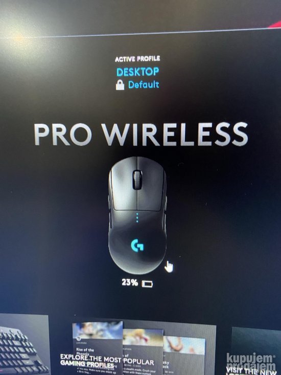 Logitech G pro wireless bezicni mis Hero 25600 dpi light - KupujemProdajem