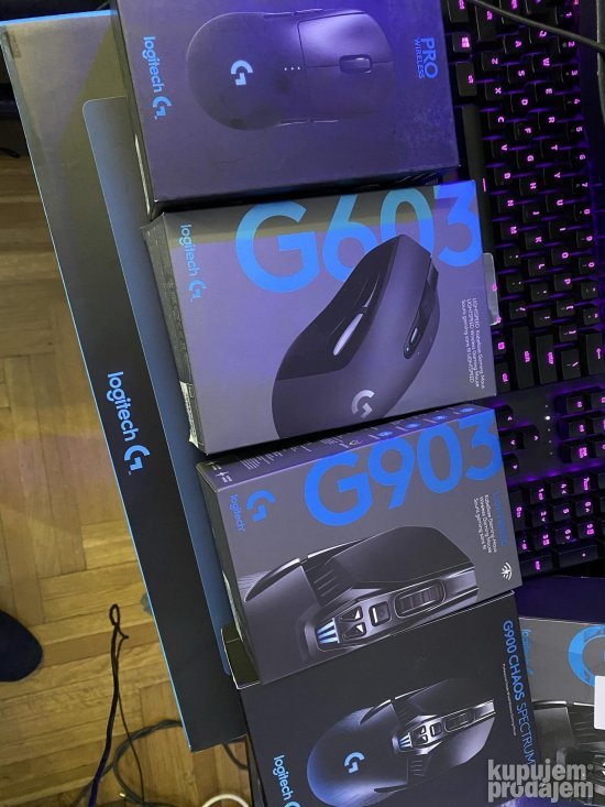 Logitech G pro wireless bezicni mis Hero 25600 dpi light - KupujemProdajem