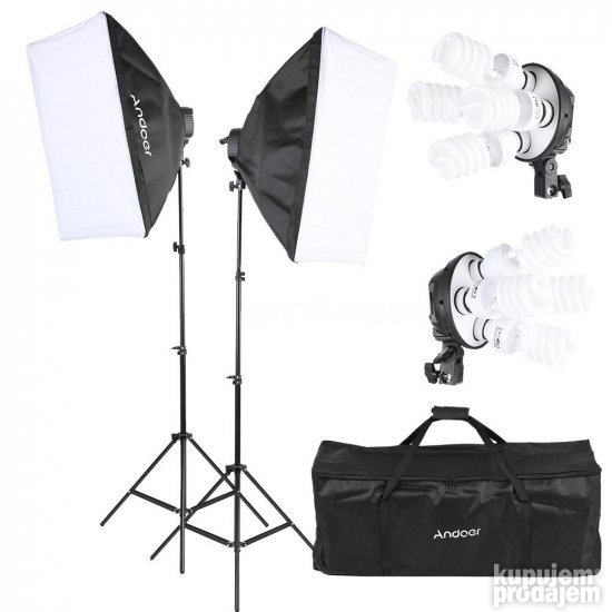 Foto Studio Rasveta Video Fluo Kontinualna Softbox 8 x 45W ...