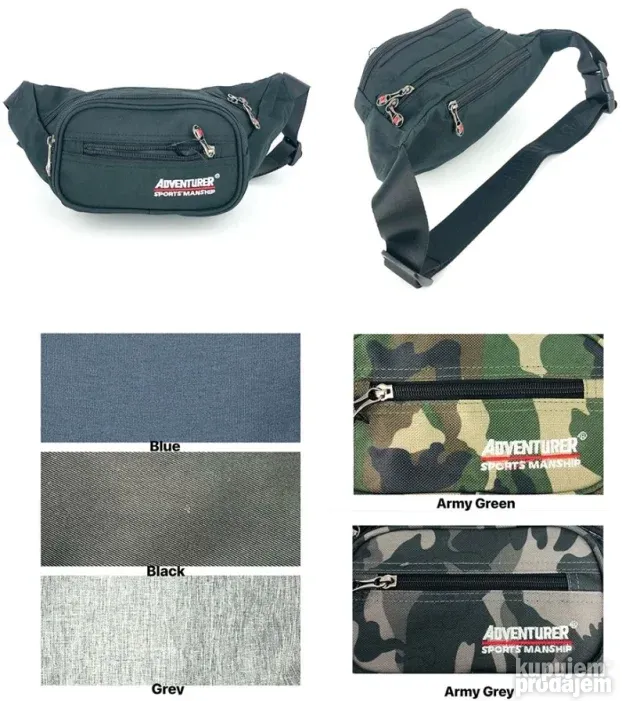 Torbica Oko Struka Adventurer Pederusa Model AT5297 - KupujemProdajem