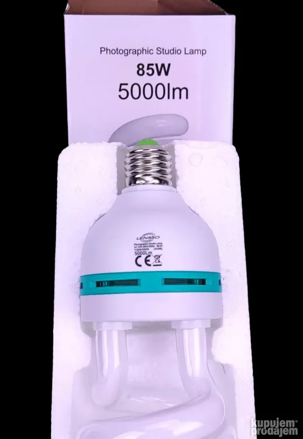 Fotografska sijalica 85W (5000 lumena) foto fluo štedljiva ...