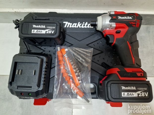 Makita Aku udarni odvijac 128v dve baterije - KupujemProdajem