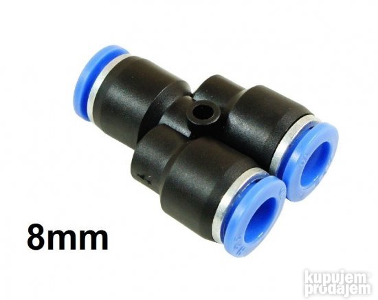 Brza spojnica za vazduh 8mm - Y racva - KupujemProdajem