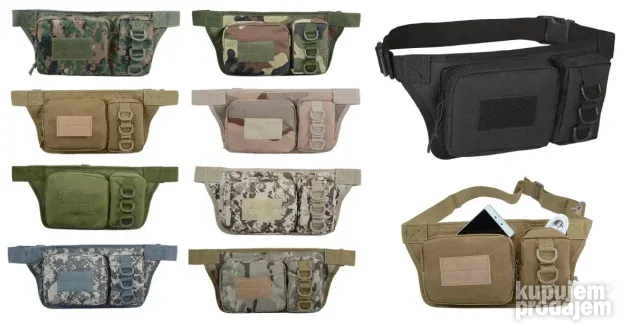 Torbica Oko Struka Pederusa Takticka Vojna Model 6 - KupujemProdajem