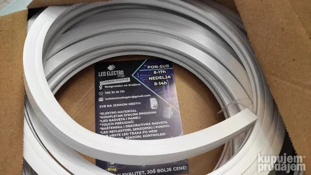 Silikonski profil za LED trake VODOOTPORAN IP67 - KupujemProdajem