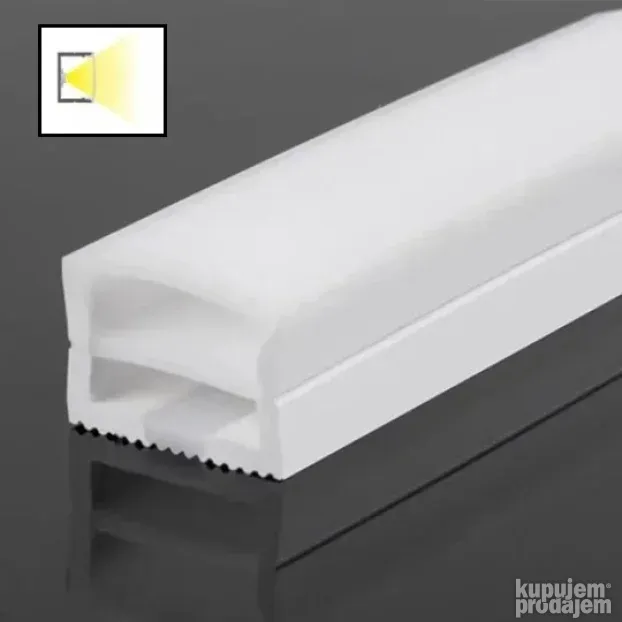Silikonski profil za LED trake VODOOTPORAN IP67 - KupujemProdajem