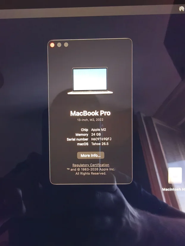 M2 24GB 35 CC 500GB kao NOV Macbook pro 13" - KupujemProdajem