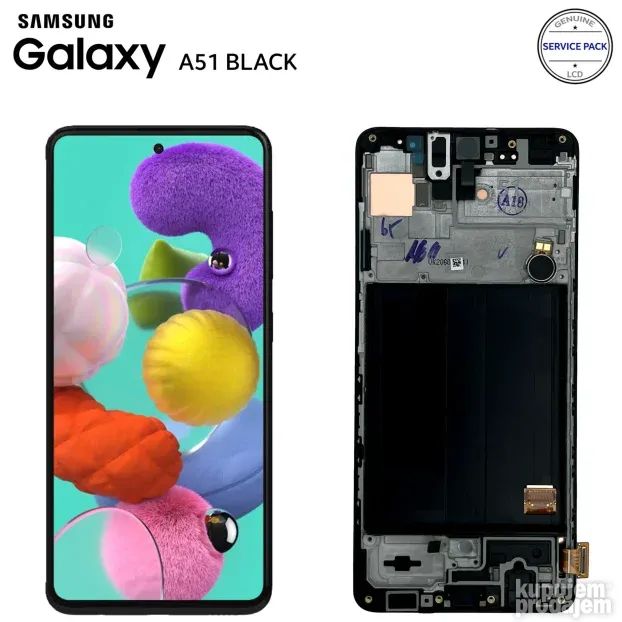 Samsung A51 OLED+Frame LCD+Touchscreen (NOVO) AKCIJA - KupujemProdajem