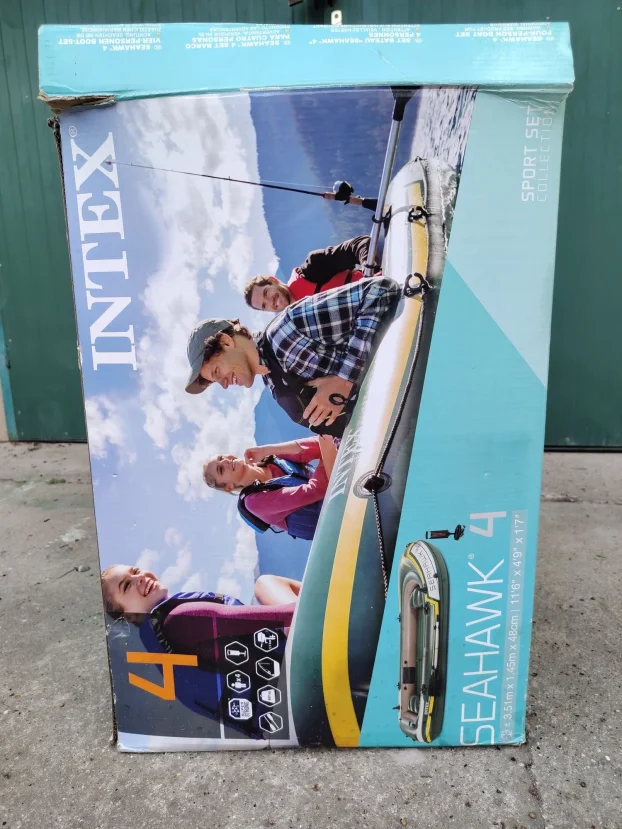 Intex Seahawk 4 veliki camac nosivost 480kg sa opremom - KupujemProdajem