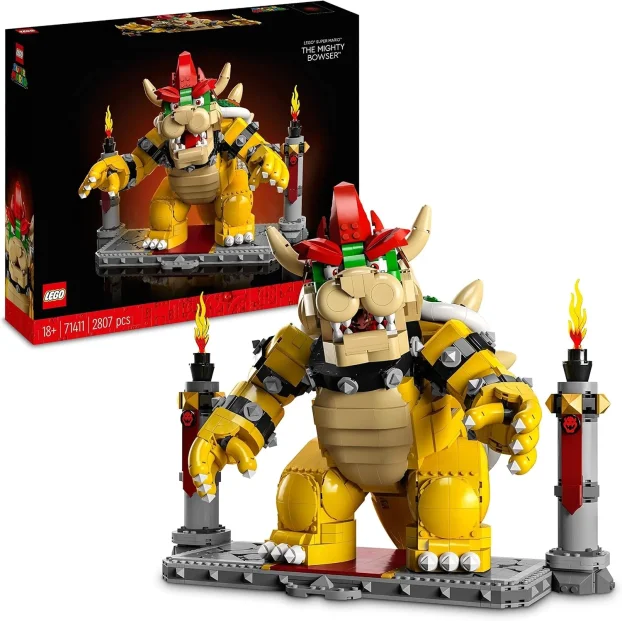 LEGO Super Mario The Mighty Bowser 3D Model Kit - KupujemProdajem