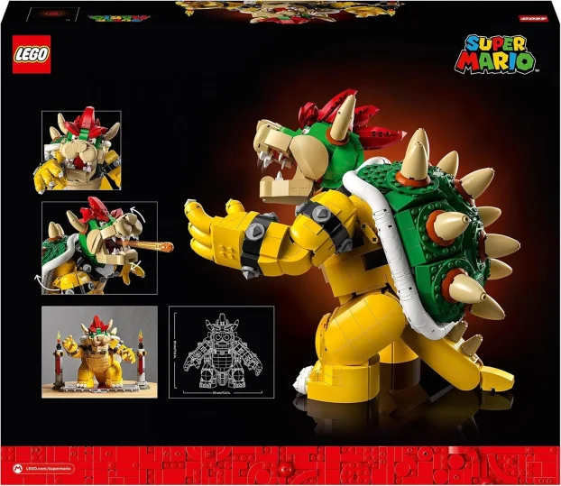 LEGO Super Mario The Mighty Bowser 3D Model Kit - KupujemProdajem