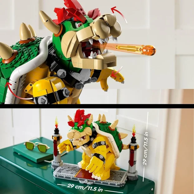 LEGO Super Mario The Mighty Bowser 3D Model Kit - KupujemProdajem