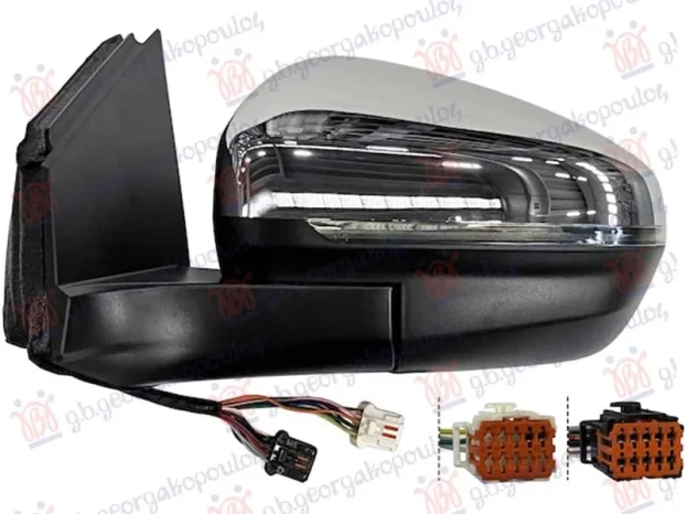 Peugeot 5008 16-20 Retrovizor Elektricni Sa Grej. Hrom Elekt ...