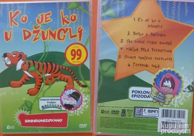 Crtani film bajka dvd crtaći razni - KupujemProdajem