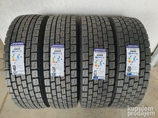 nove pogonske gume 315/70 r 22.5 windforce - KupujemProdajem
