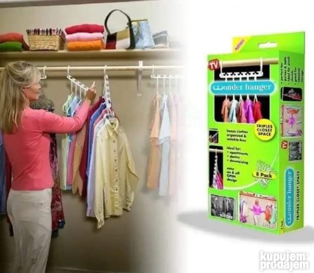 Magični ofinger 8 u 1 štedi vaš prostor u ormaru - KupujemProdajem