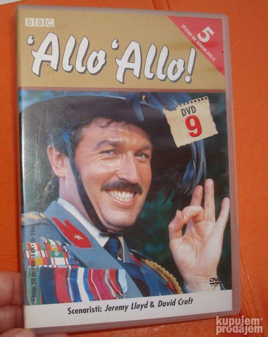 Allo, Allo Alo, Alo DVD Rene 2,3,4,5,7,9, i 13 - KupujemProdajem