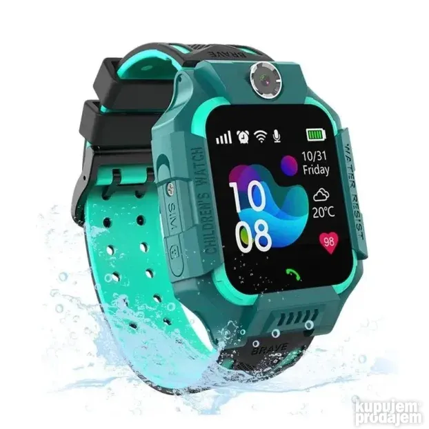 Q19 Satić smartić pametni sat smartwatch za decu zeleni - KupujemProdajem
