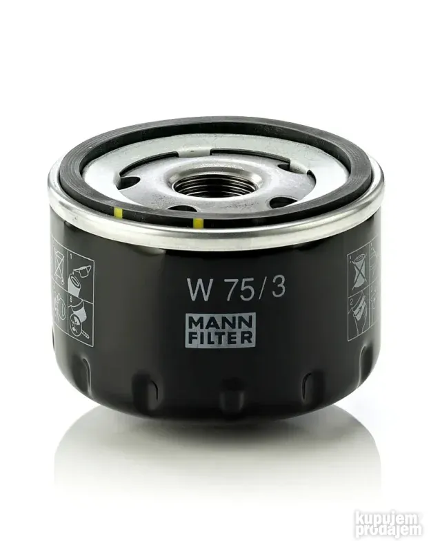 Filter ulja MANN FILTER za dacia Logan - KupujemProdajem
