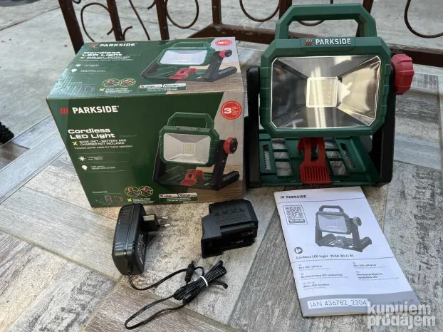 Parkside Aku Led Reflektor Lampa 20v - 12v X Team - KupujemProdajem