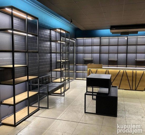 Uređenje butika Police po meri - KupujemProdajem