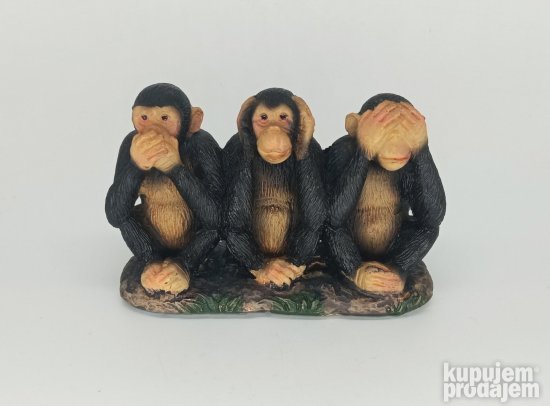 Figura tri mudra majmuna - KupujemProdajem