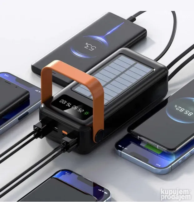Power bank - Prenosiva LED solarna baterija za brzo punjenje ...