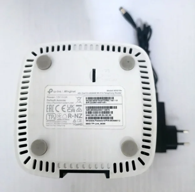Ruter 4G TP-Link MX515v 4G+ AX3000 Cat12 Wi-Fi 6 EasyMash - KupujemProdajem