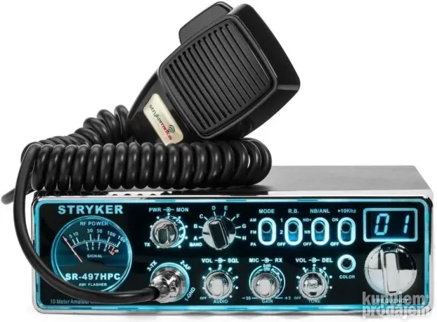 Stryker Radios SR-497-HPC AM/FM 10-metarska radio-stanica - KupujemProdajem