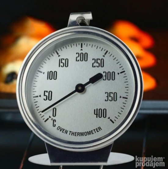 Termometar za rernu merac temperature 0-400 stepeni termomer ...