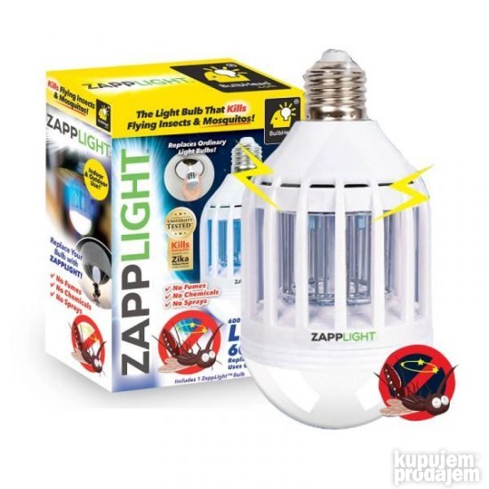 Sijalica protiv komaraca insekata muva ubica komaraca 1+1 - KupujemProdajem