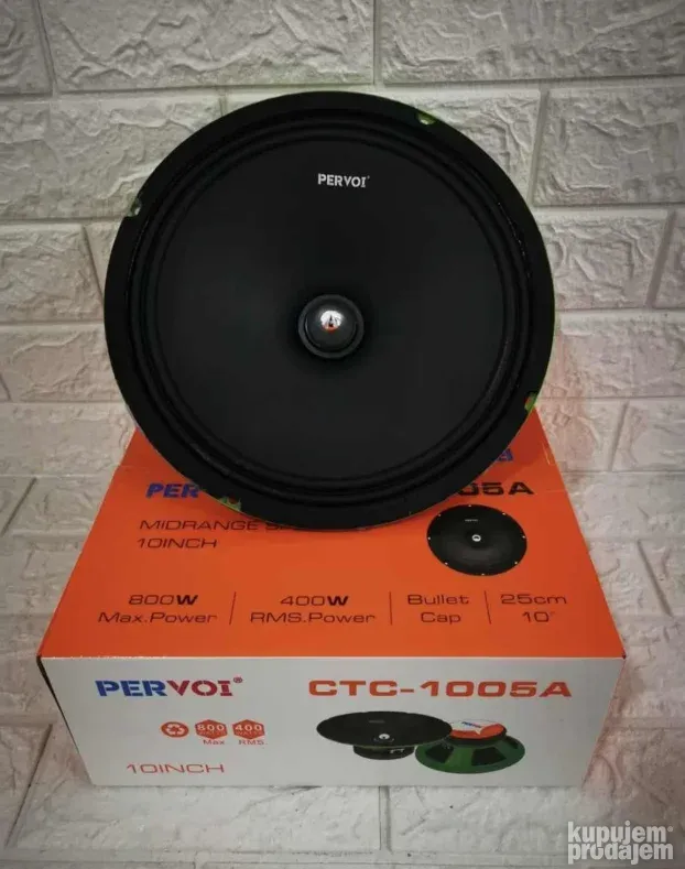 Zvucnik za kola 10inc Rms 180W max 600W zvucnik za auto - KupujemProdajem