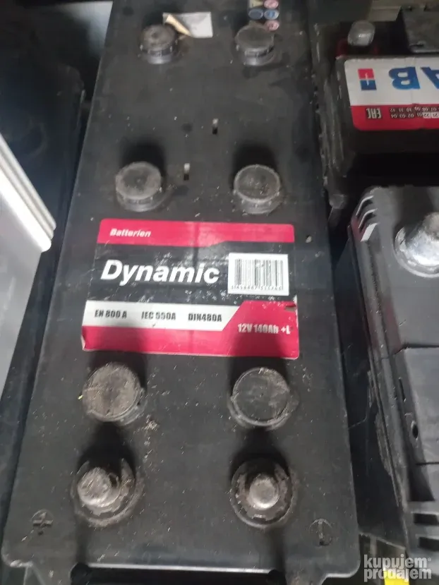 AKUMULATOR POLOVAN 140 Ah , 12 v , Dynamic L+ - KupujemProdajem
