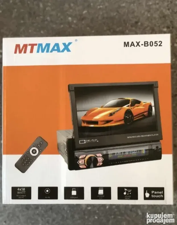 Multimedija za auto na izvlacenje USB SD FM Aux bluetooth - KupujemProdajem