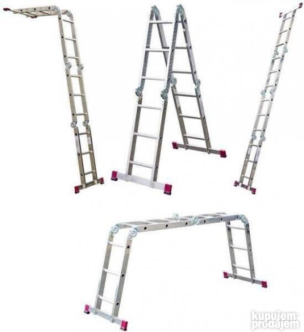 Alu. merdevine FORTE 4x3 Alvematic - Alve (ČESKA) - KupujemProdajem