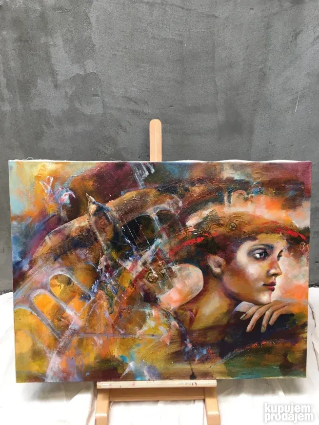 Koloseum II, Nebojsa Petrovic, Ulje na platnu - KupujemProdajem