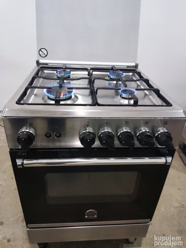 Sporet na plin sa rernom na PLIN inox marke LA GERMANIA - KupujemProdajem