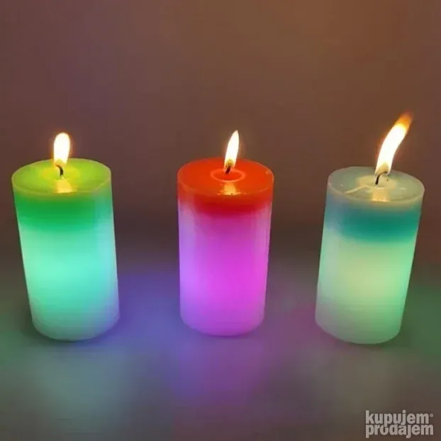 LED sveće koje menjaju boje - KupujemProdajem