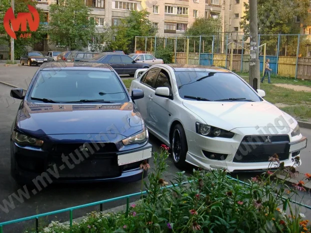 EVO Style okvir za registarske tablice za Lancer X (2007-10 ...