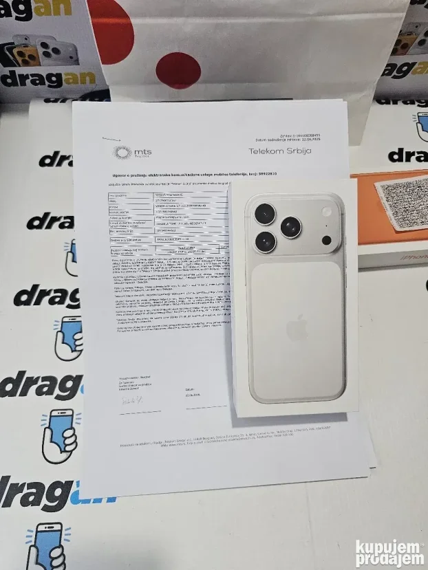 Iphone 17 Pro 256gb VAKUUM Silver Garancija 2 godine - KupujemProdajem