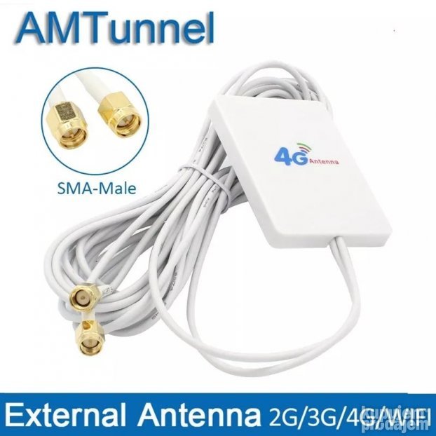 4G LTE Antena za Mi-Fi Rutere i Modeme 28 dBi - Konektor SMA ...